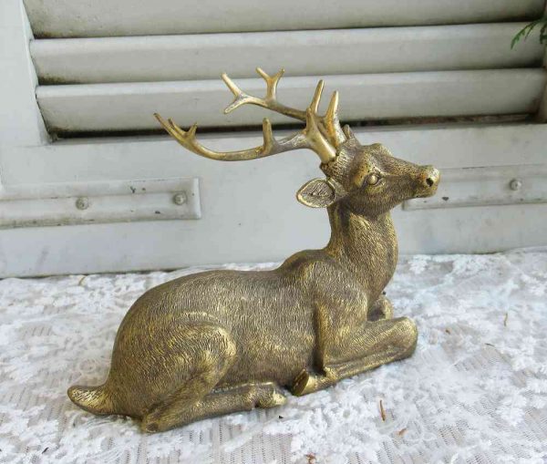 Deko-Set Hirsch mit Tanne - BLUE COTTAGE - shop